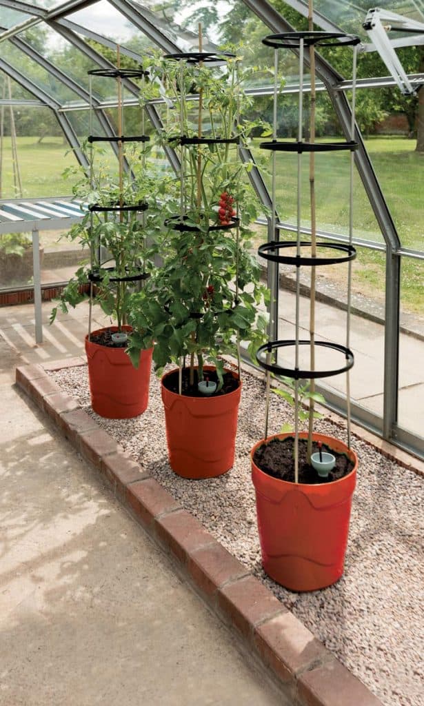 Self Watering Grow Pot Tower Red - Greenhouse Sensation