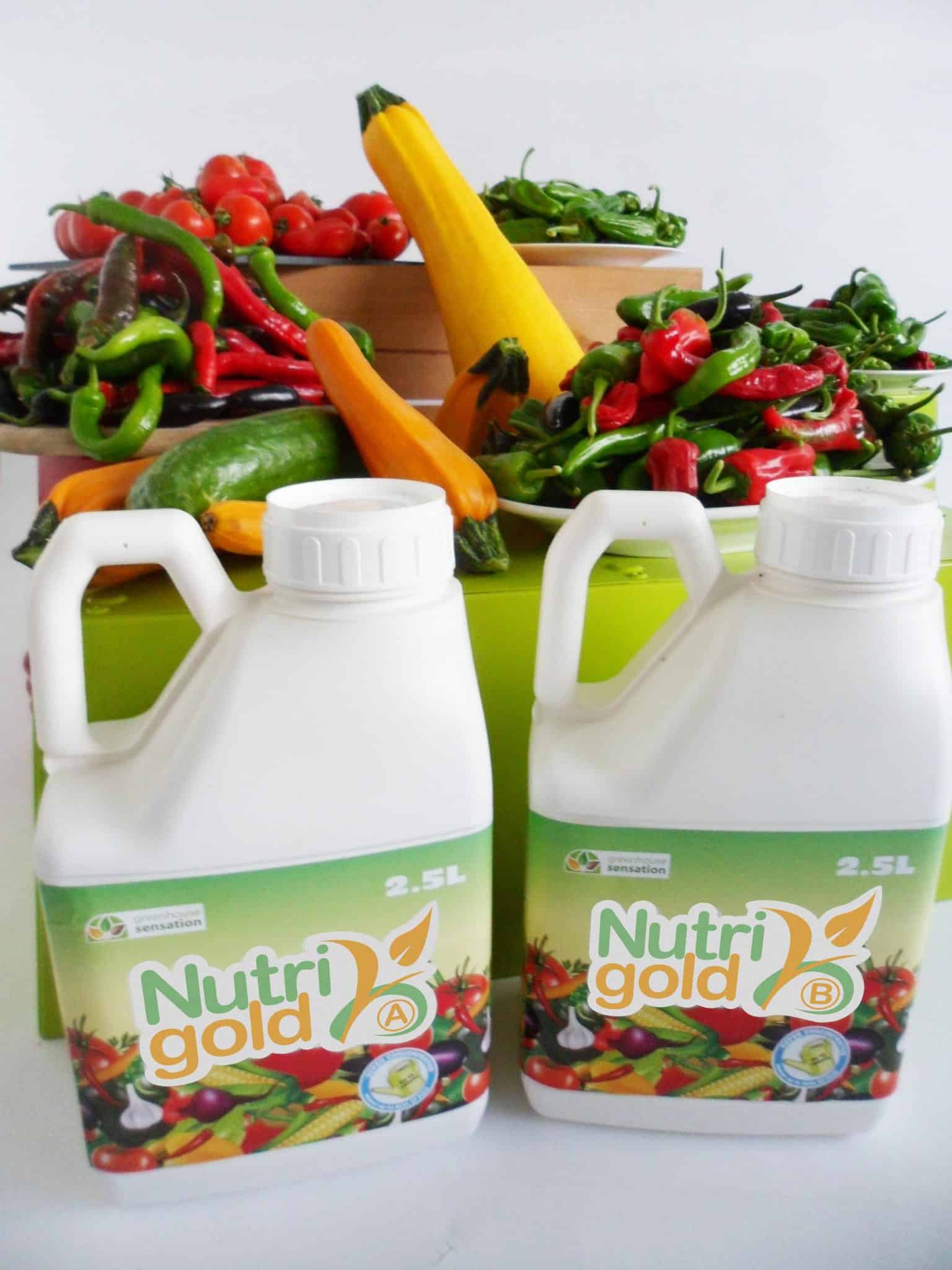 Nutrigold Nutrients 2.5lt Bottles - Greenhouse Sensation